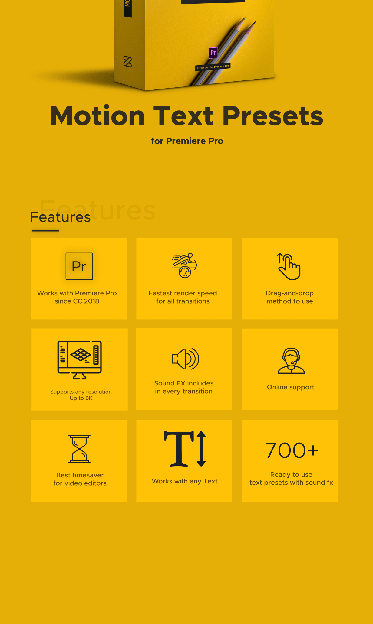 Motion Text Presets by nitrozme | VideoHive