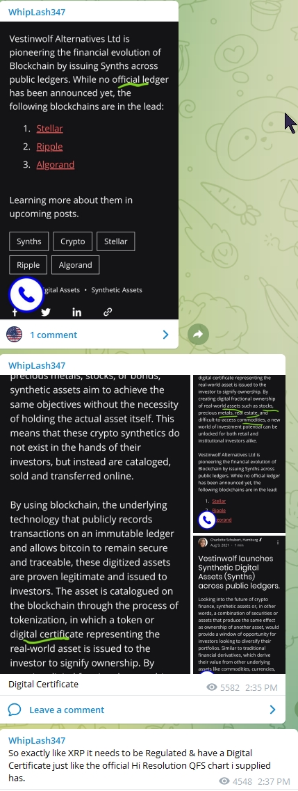 So exactly like XRP it needs to be Regulated & have a Digital ...