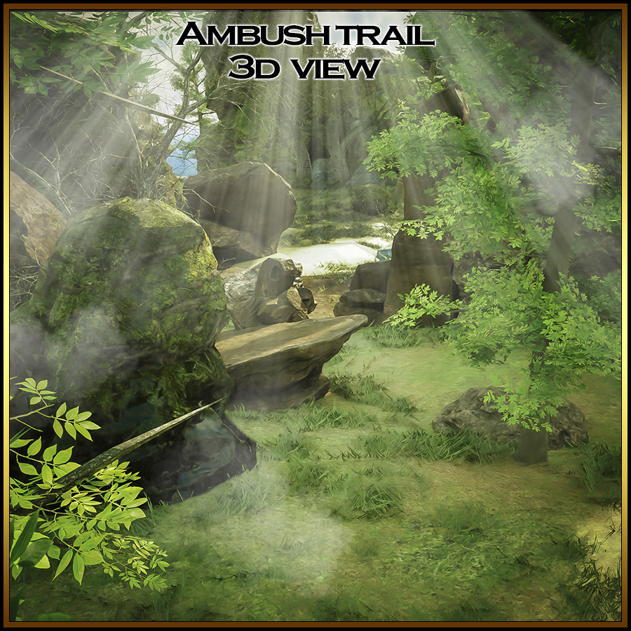 4 Forest Battlemaps - Map alchemists | DriveThruRPG