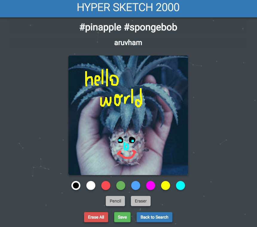 GitHub - aruvham/hyper-sketch-2000: Web app for drawing, editing and ...
