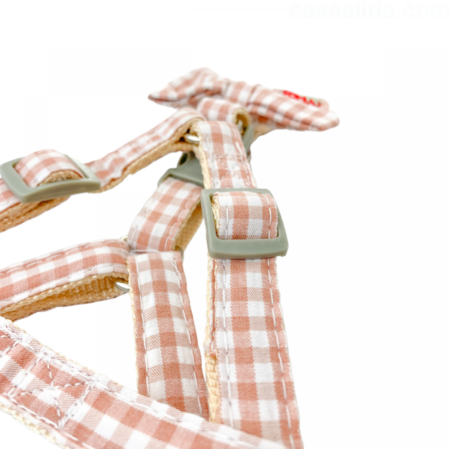ANIKIA BALLET Arnés ajustable para mascotas , rosado, talla M