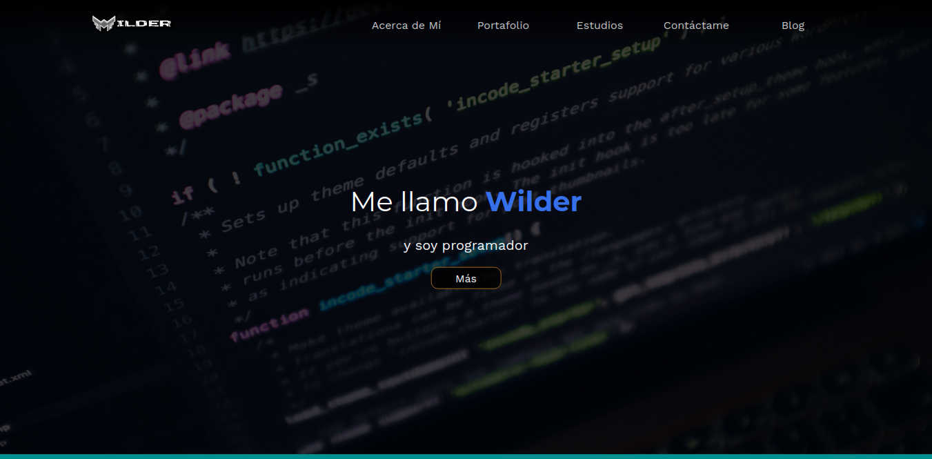 Primera página blog