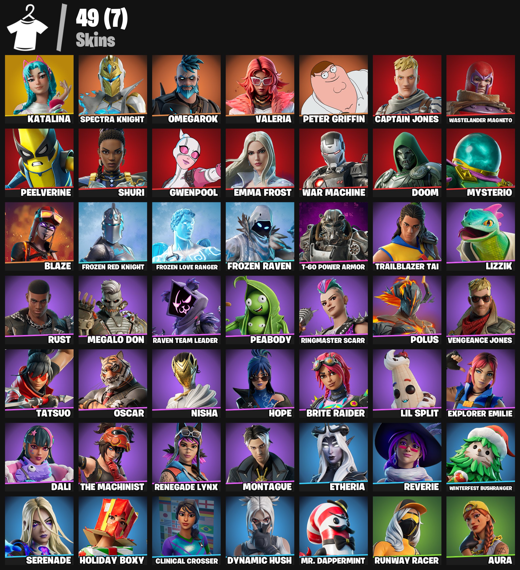 Buy 【49 SKINS】 (PC/PSN/XBOX) AURA | FROZEN RED KNIGHT | BLAZE | ETHERIA ...