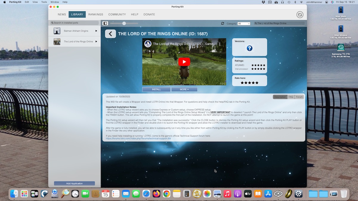 Mac: Detailed instructions for installing LOTRO with Paul the Tall's ... Mac: Detailed instructions for installing LOTRO with Paul the Tall's ...
