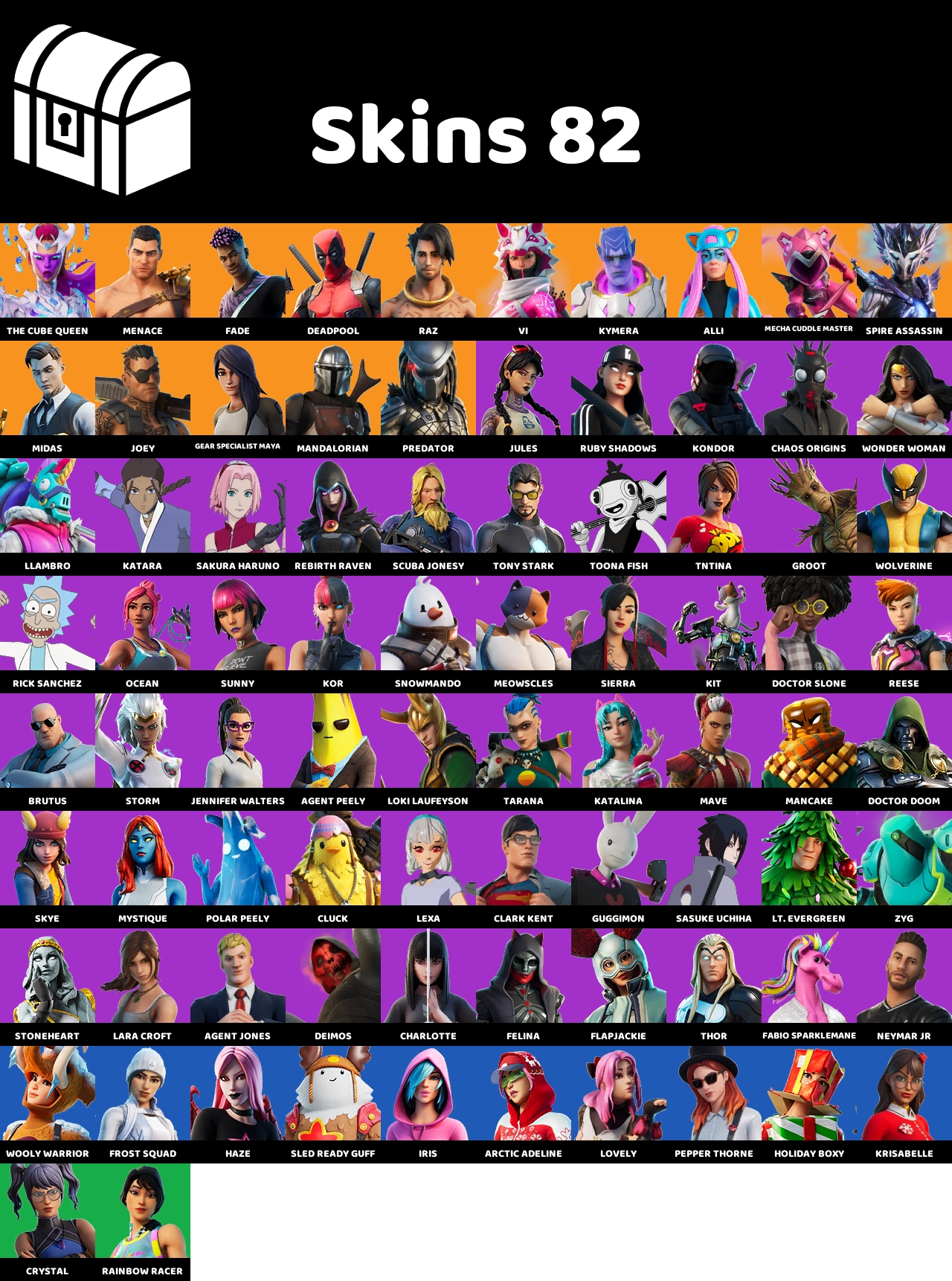 Buy 【82 TOP SKINS】[PC•PSN•XB]| Spire Assassin, Mecha Cuddle Master, The ...