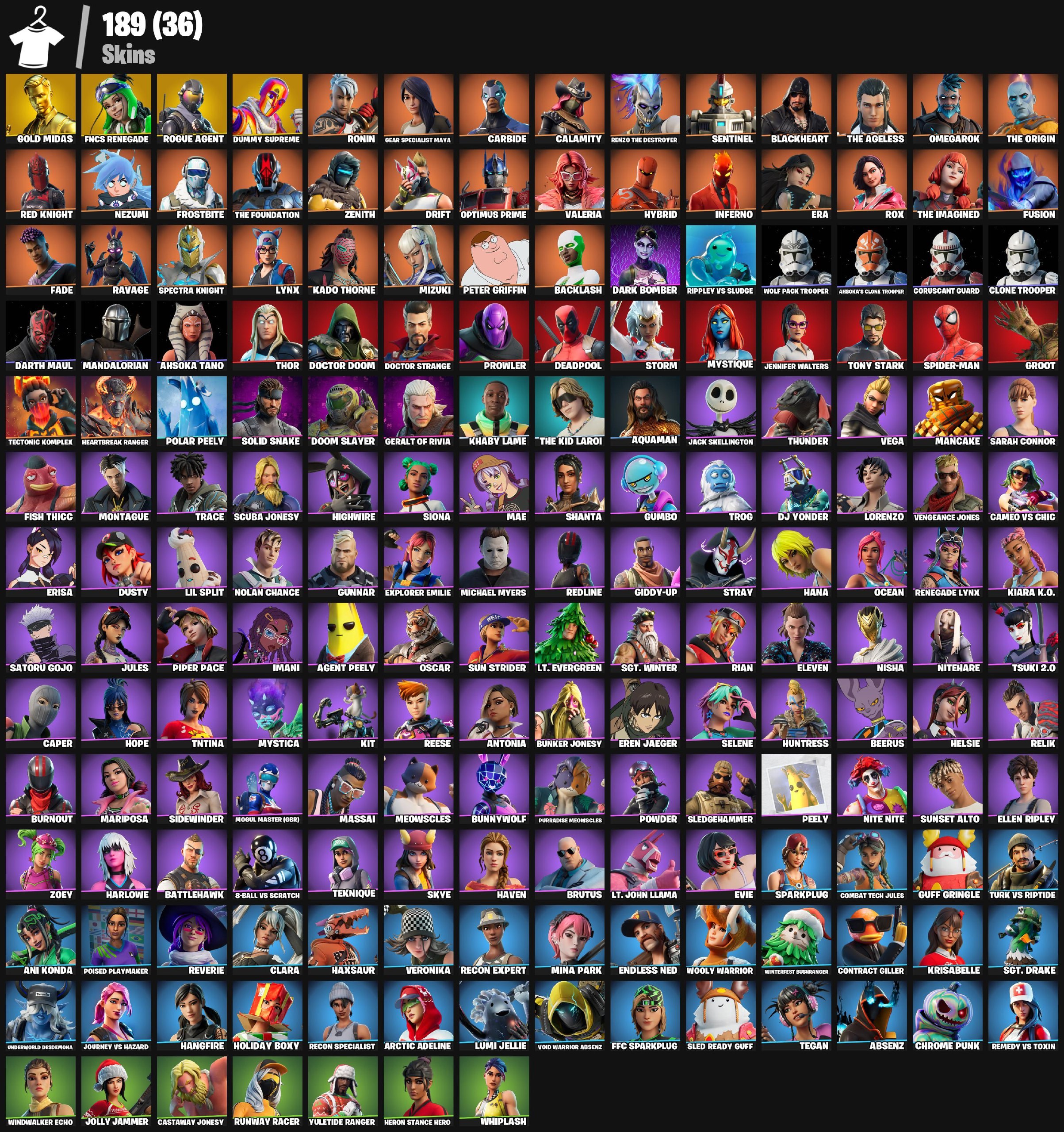 Buy 【189 SKINS】 (PC/PSN/XBOX) ROGUE AGENT | RED KNIGHT | RAVAGE ...