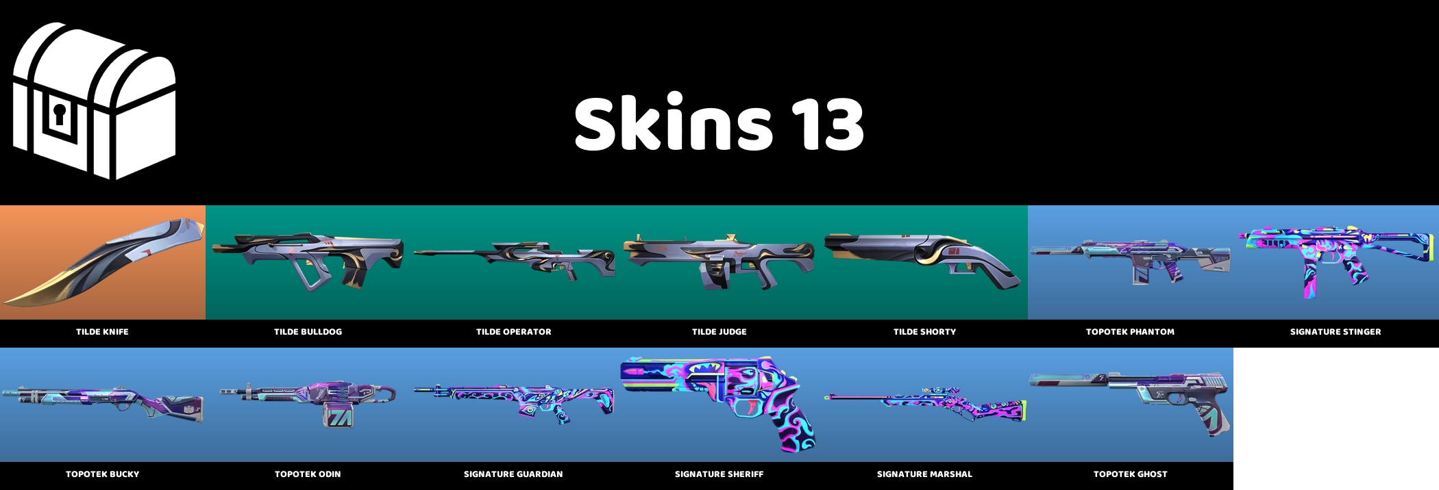Buy 【LA】 13 TOP SKINS |【PC/PSN/XBOX】| Tilde Knife, Tilde Bulldog, Tilde ...