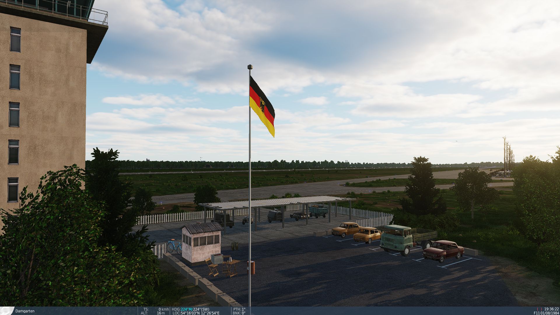 West German flag next to Damgarten tower - Bugs and Problems - ED Forums