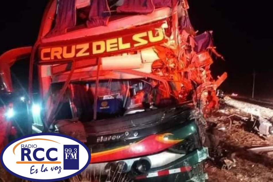 VIOLENTA COLISIÓN DE DOS BUSES DE TRANSPORTE INTERPROVINCIAL DEJA CUATRO FALLECIDOS Y HERIDOS EN ...