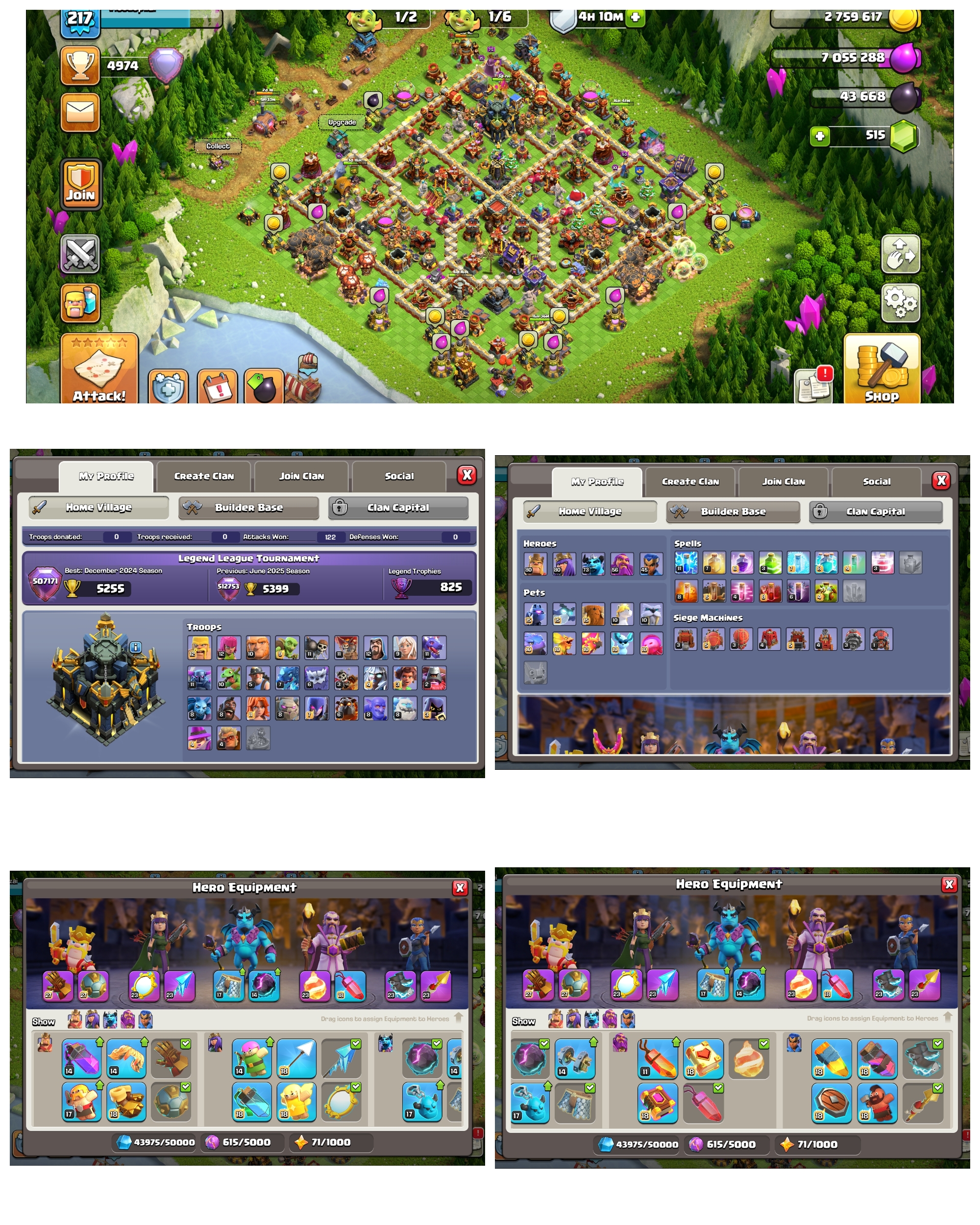 Buy TH17 | Hero 80-80-56-45 | Strong Defence | Wall 17 Lvl Max ...
