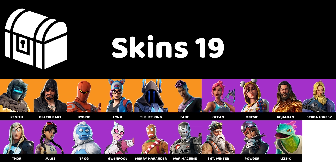 Buy 【19 TOP SKINS】[PC•PSN•XB]| Fade, Blackheart, Zenith, The Ice King ...