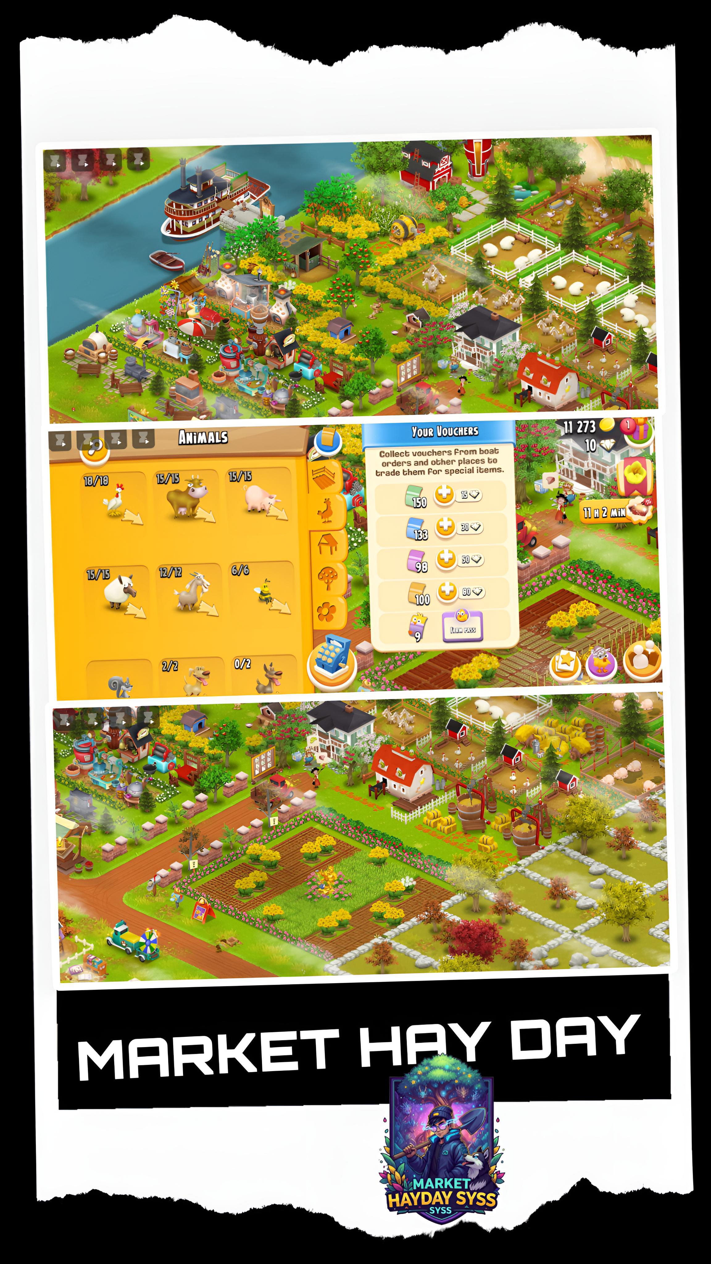 Buy Level 51 | Barn 4150 | Silo 625 | Bonus 1000pcs Mix Food And Tools ...
