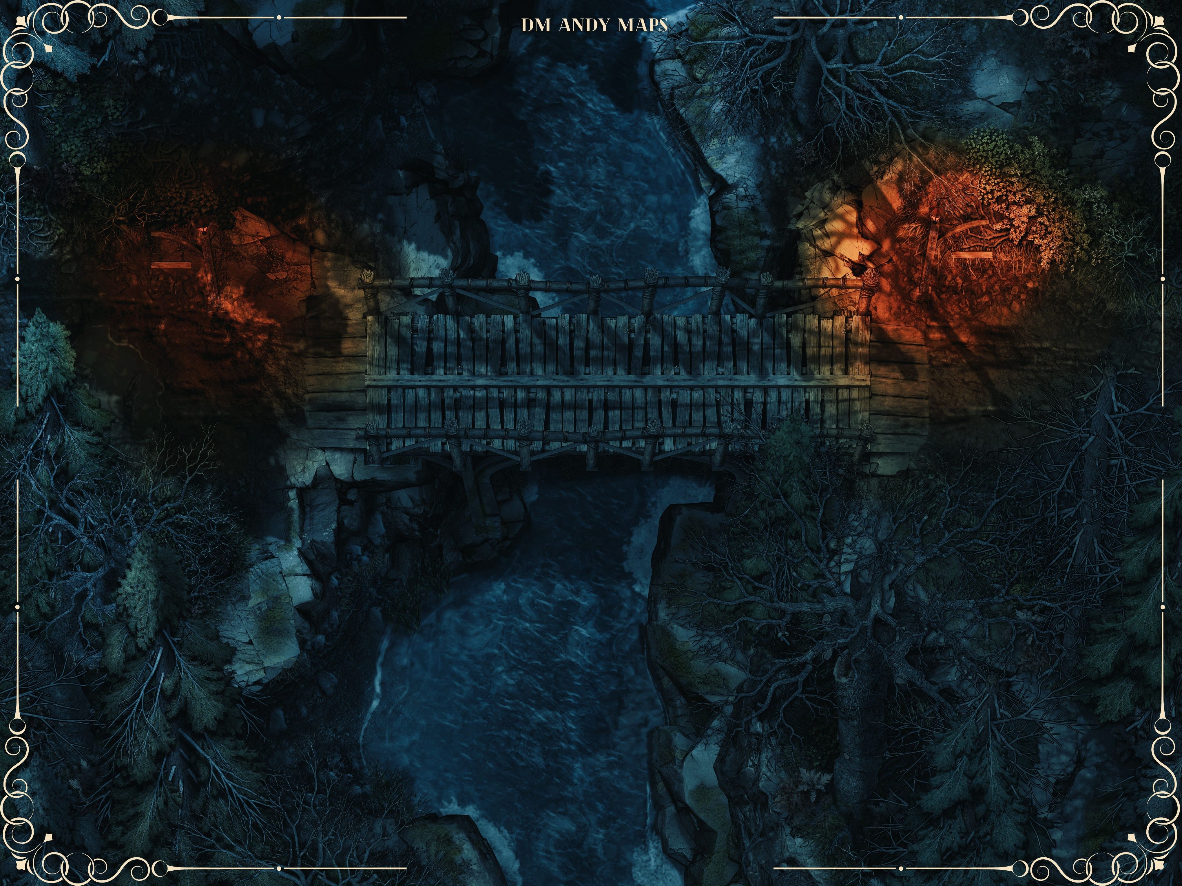 DM Andy Maps - Luna River Bridge | Roll20 Marketplace: Digital goods ...
