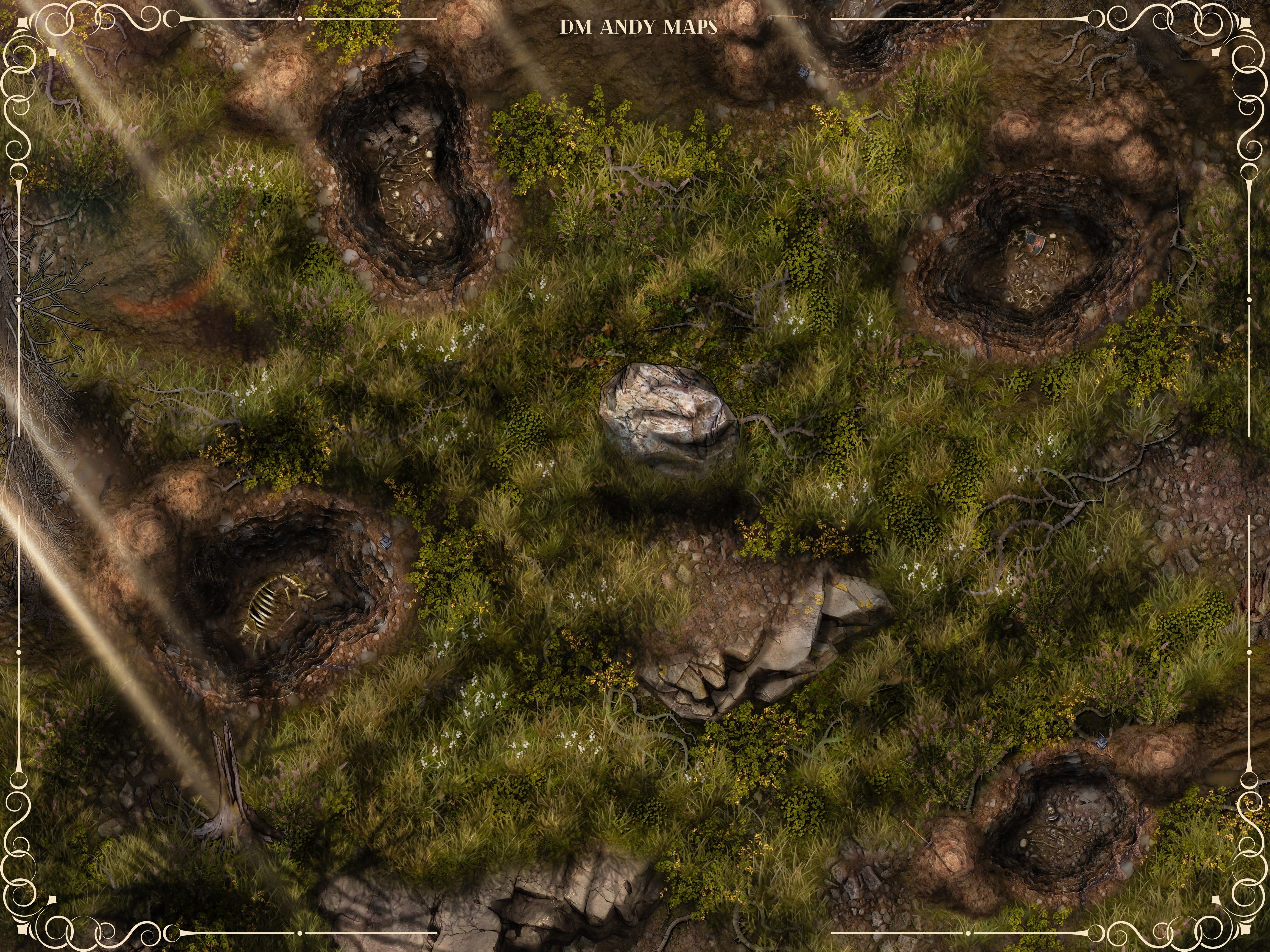 DM Andy Maps - Ancient Mass Grave | Roll20 Marketplace: Digital goods ...