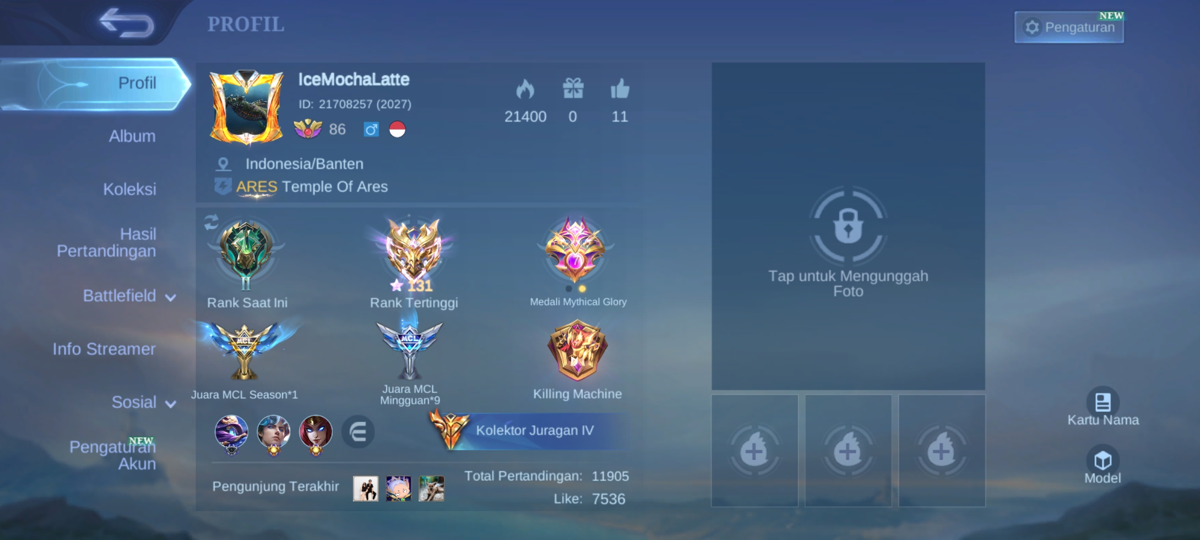 Buy OP Mobile Legends Account | Max Emblems & Rare Skins! from ...
