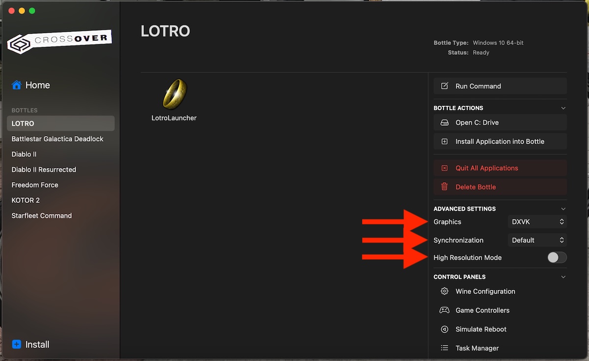 Mac: Installing LOTRO on a Mac using Crossover. Short version. | The ... Mac: Installing LOTRO on a Mac using Crossover. Short version. | The ...