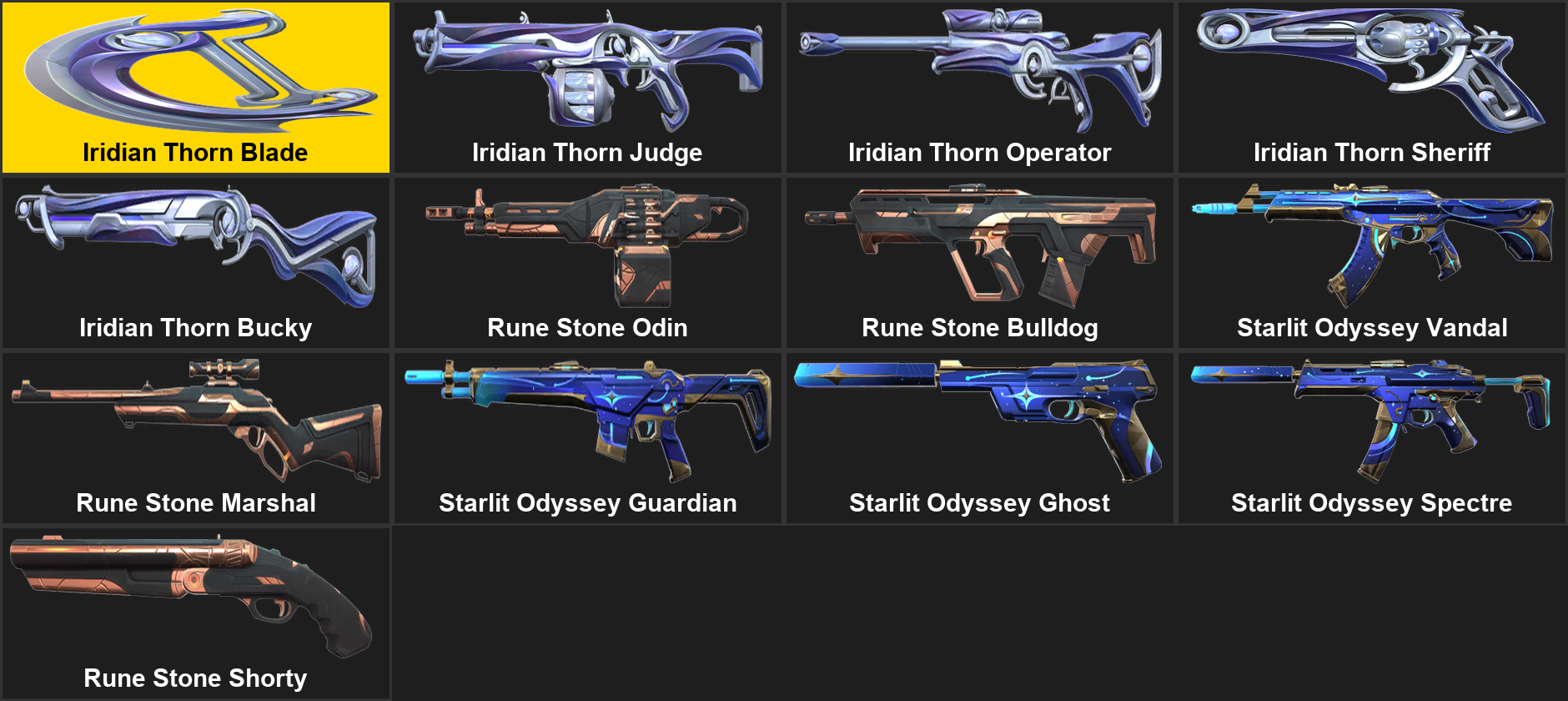 Buy EU 【1 KNIVES | 13 SKINS】 Iridian Thorn Operator | Iridian Thorn ...