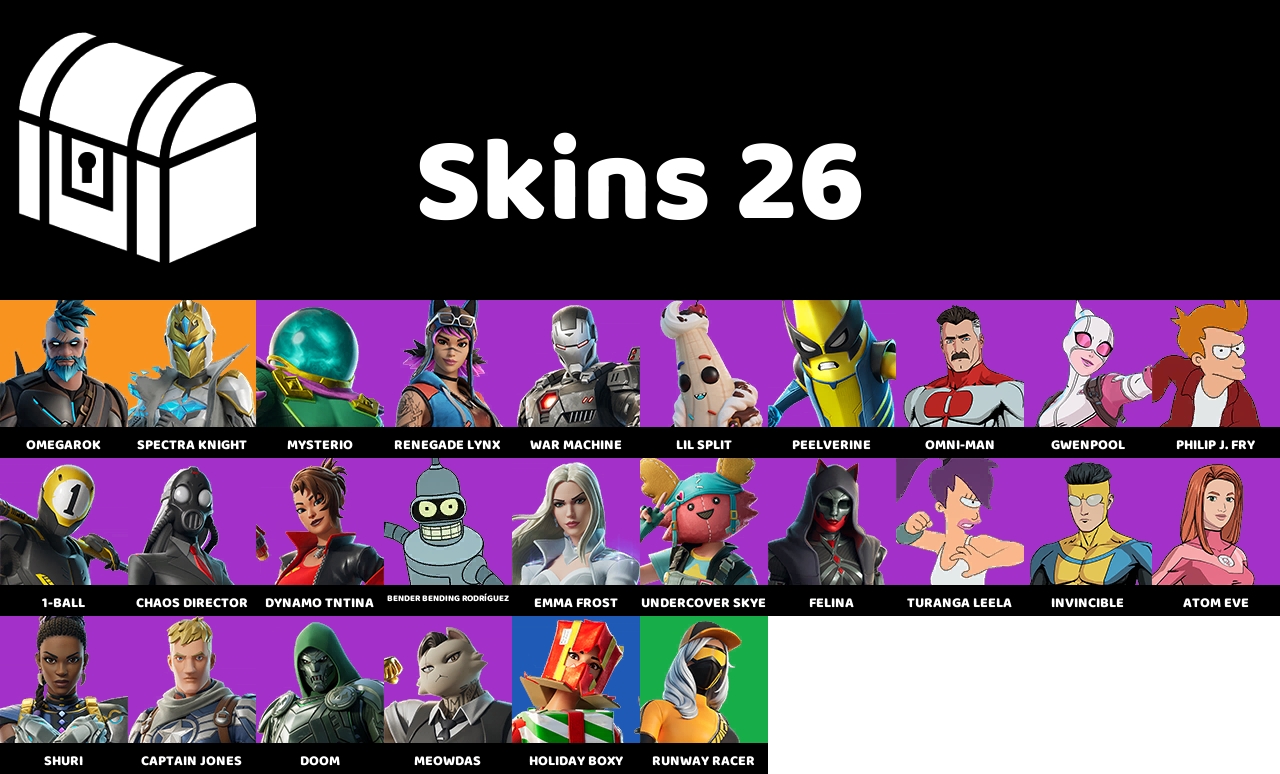 Buy 【26 TOP SKINS】[PC•PSN•XB]| Spectra Knight, Omegarok, War Machine ...