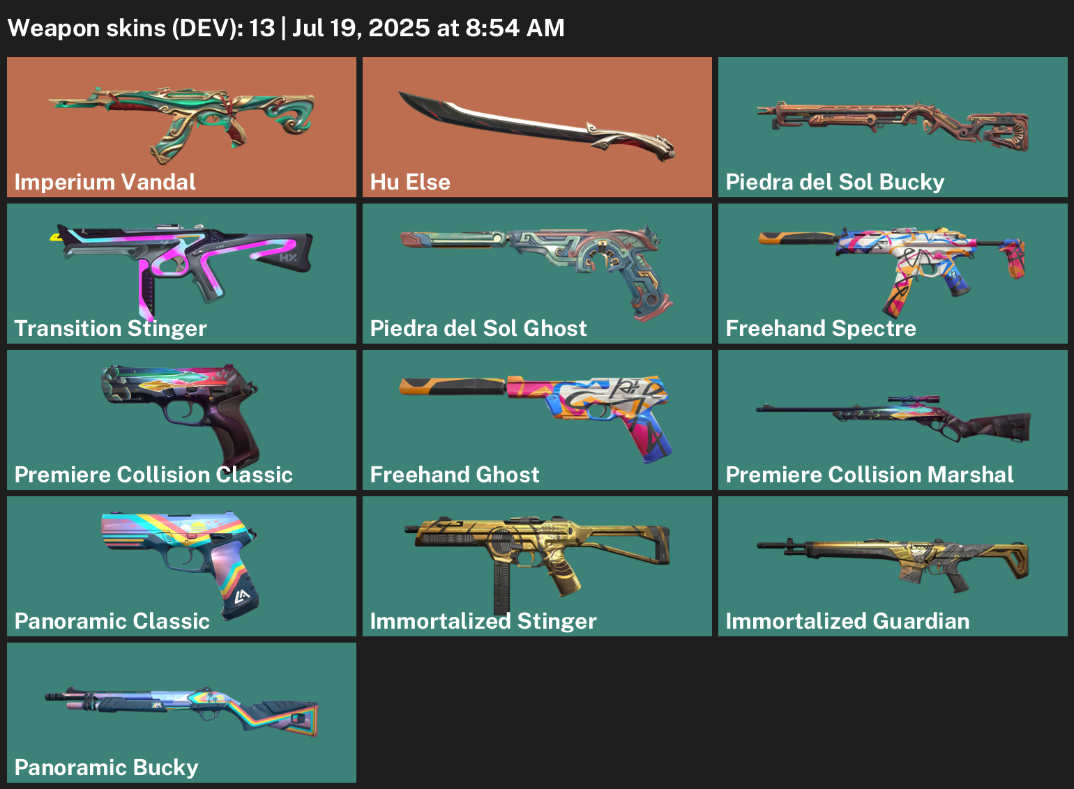 Buy [NA] 13 Skins | 1+ Knife | Inv. Value 4725 VP | Imperium Vandal, Hu ...