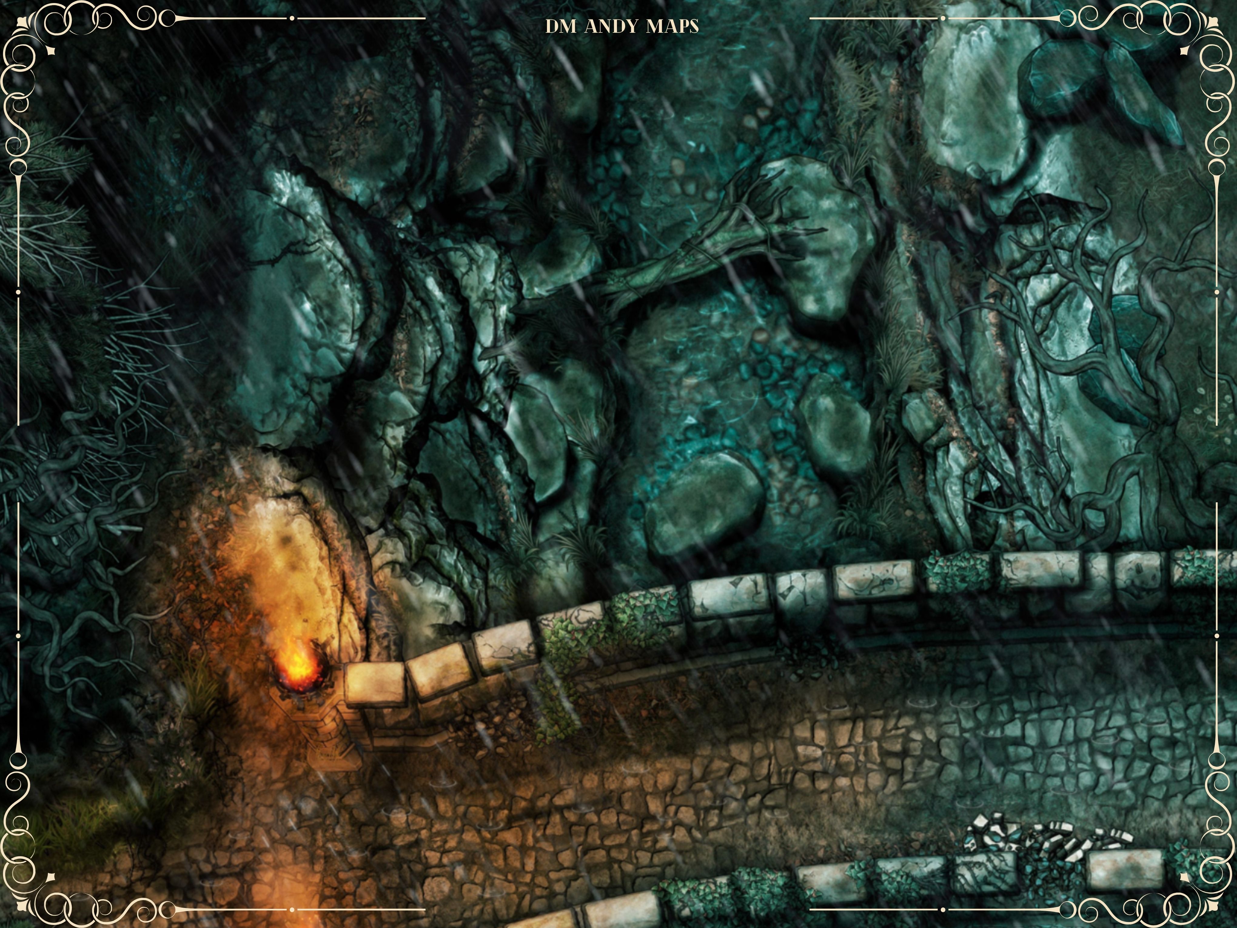 DM Andy Maps - Old Stone Bridge | Roll20 Marketplace: Digital goods for ...