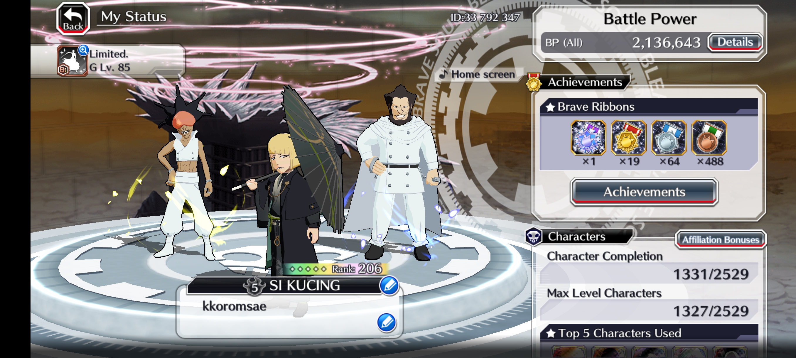 Buy & Sell BLEACH Brave Souls Accounts - Z2U.com
