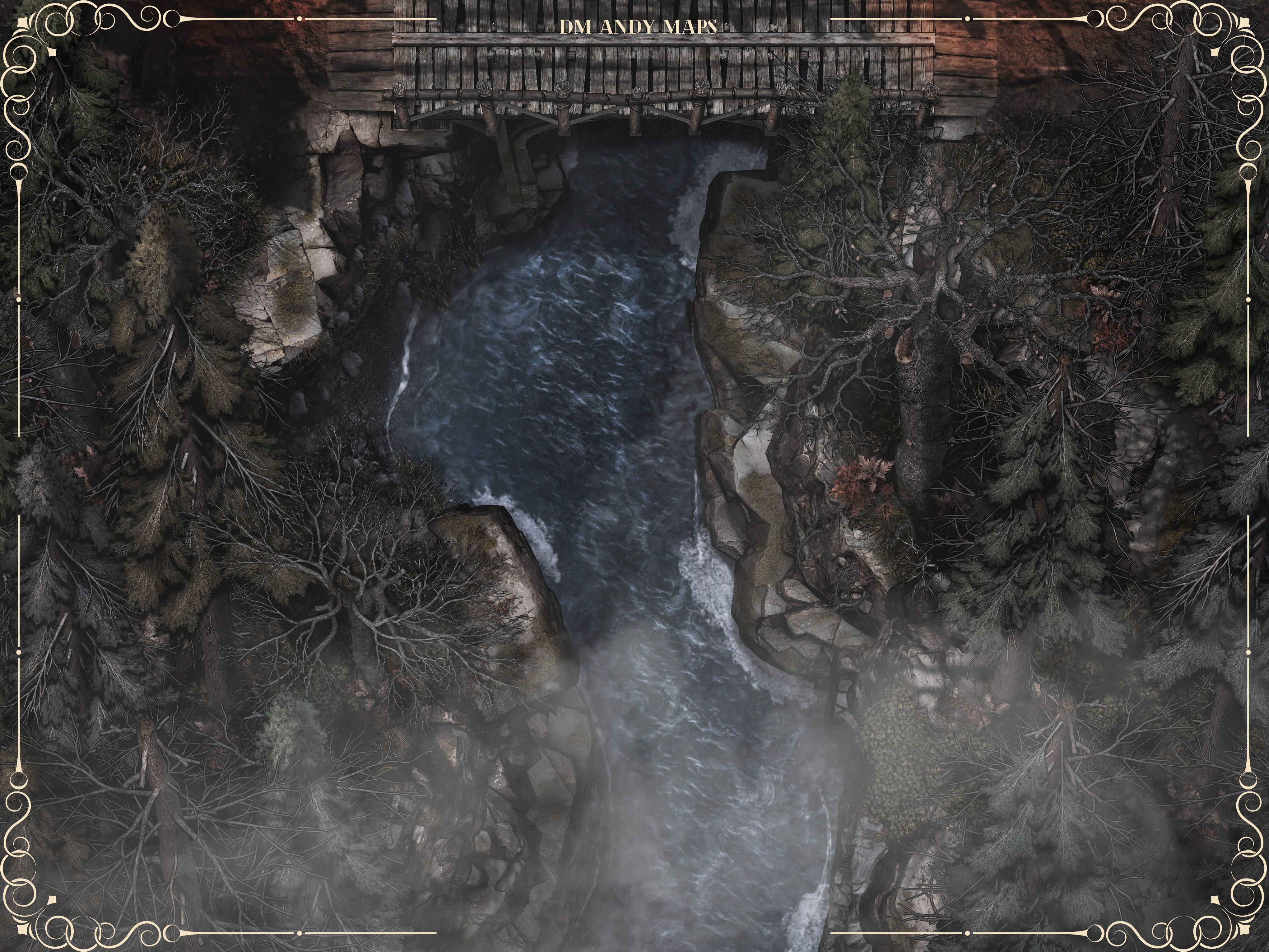 DM Andy Maps - Luna River Bridge | Roll20 Marketplace: Digital goods ...
