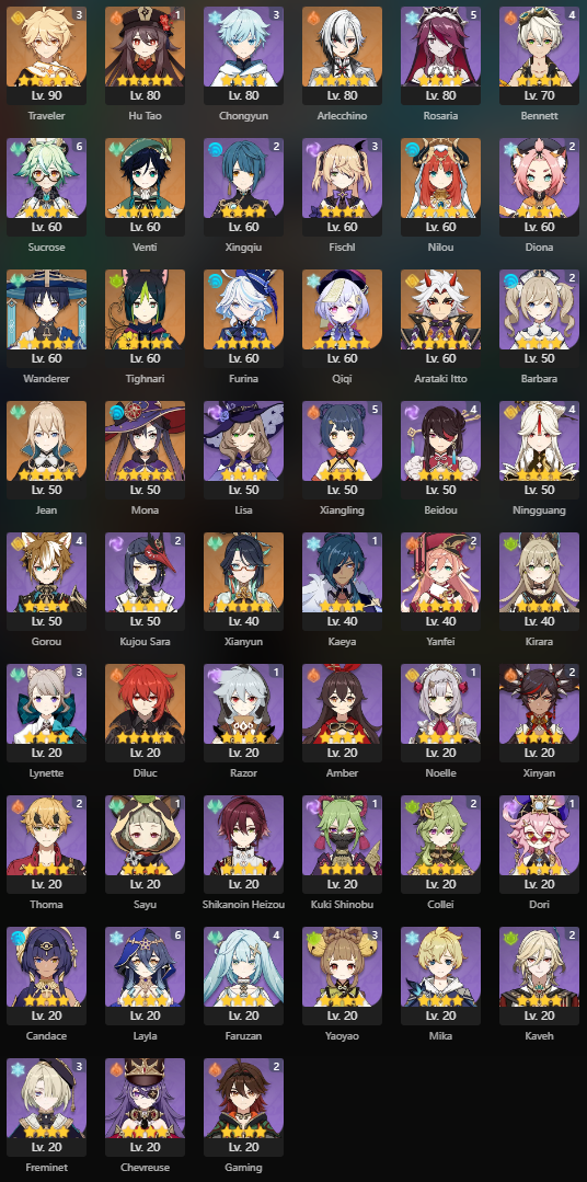 【NA】 AR55 | 51 characters | 13 legendary characters | 1 legend weapons ...