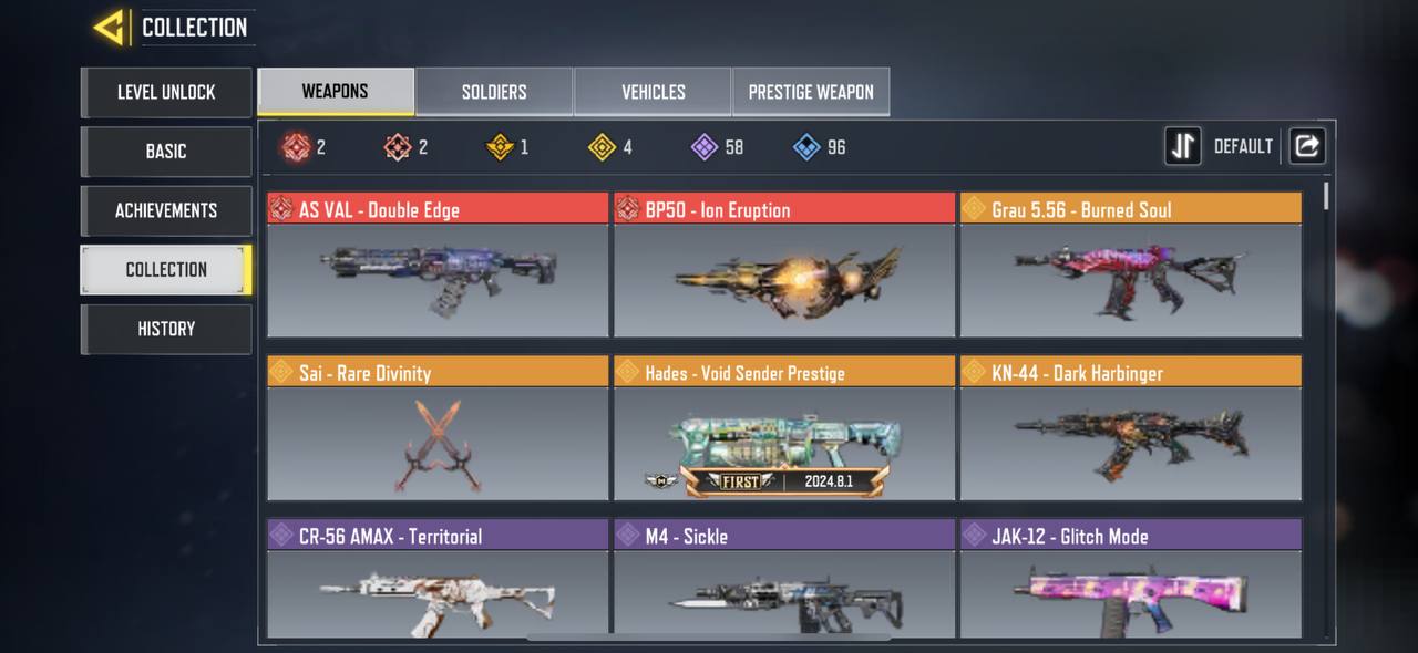 Buy CODM GLOBAL-1X MYTHICAL Soldier GHOST-ENTERNAL SIEGE MAX-2X ...