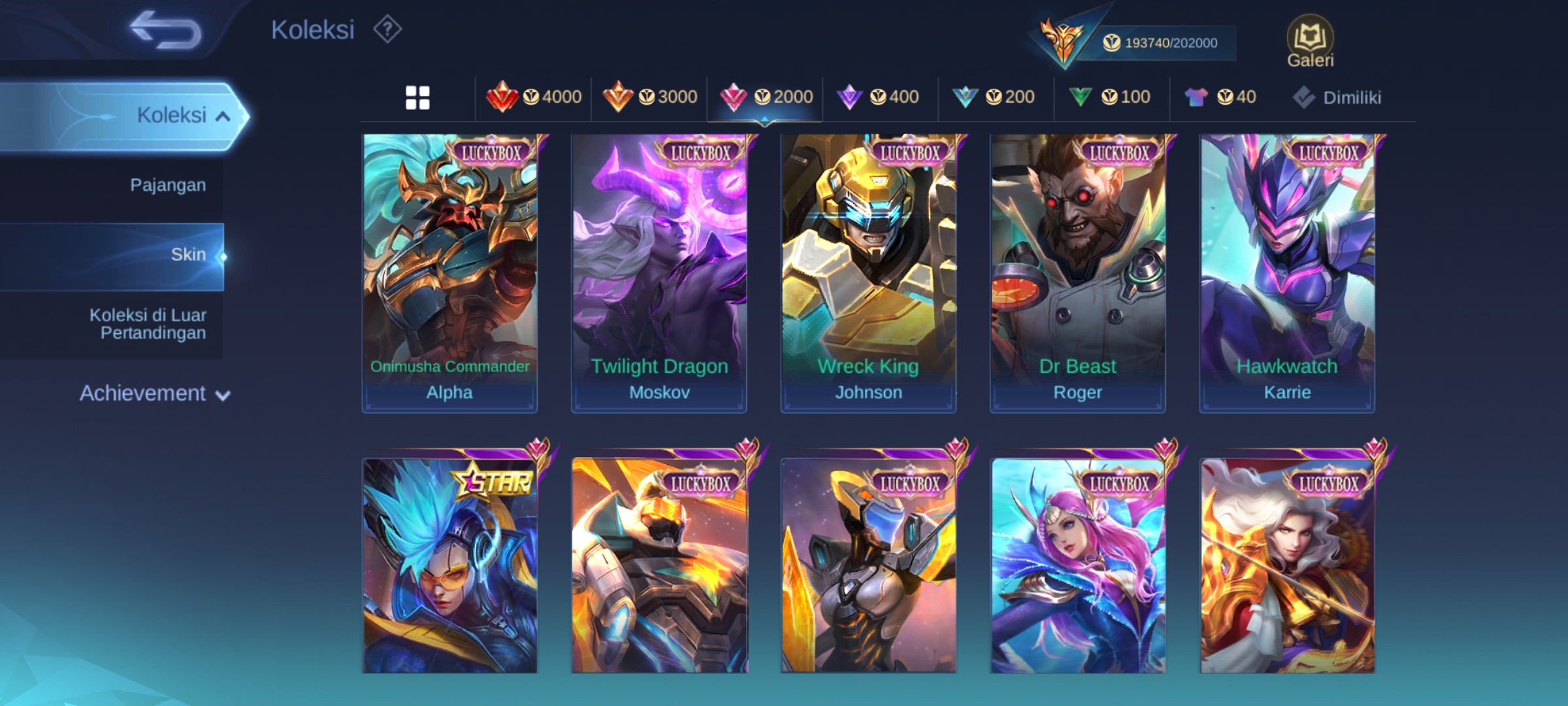 Buy OP Mobile Legends Account | Max Emblems & Rare Skins! from ...