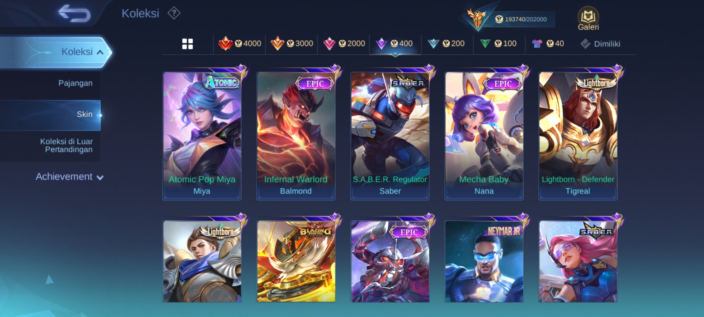 Buy OP Mobile Legends Account | Max Emblems & Rare Skins! from ...