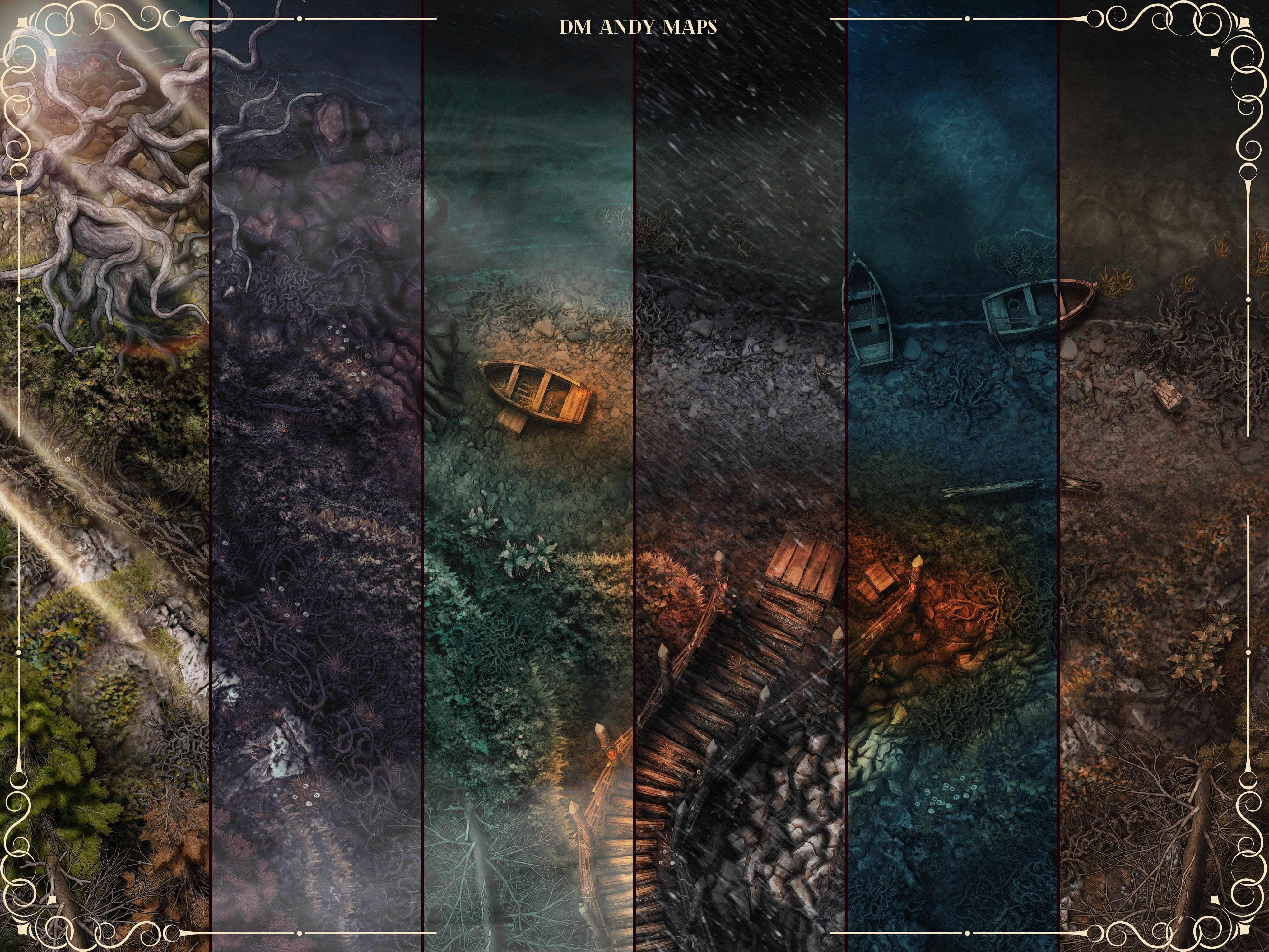 DM Andy Maps - Dark Lakeshore | Roll20 Marketplace: Digital goods for ...