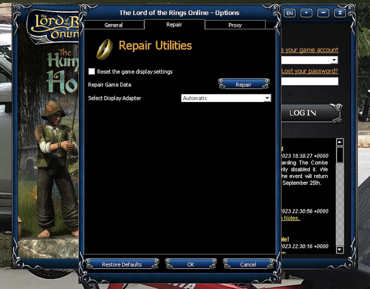 Game crashes after Standing Stone logo on load | The Lord of the Rings ...
