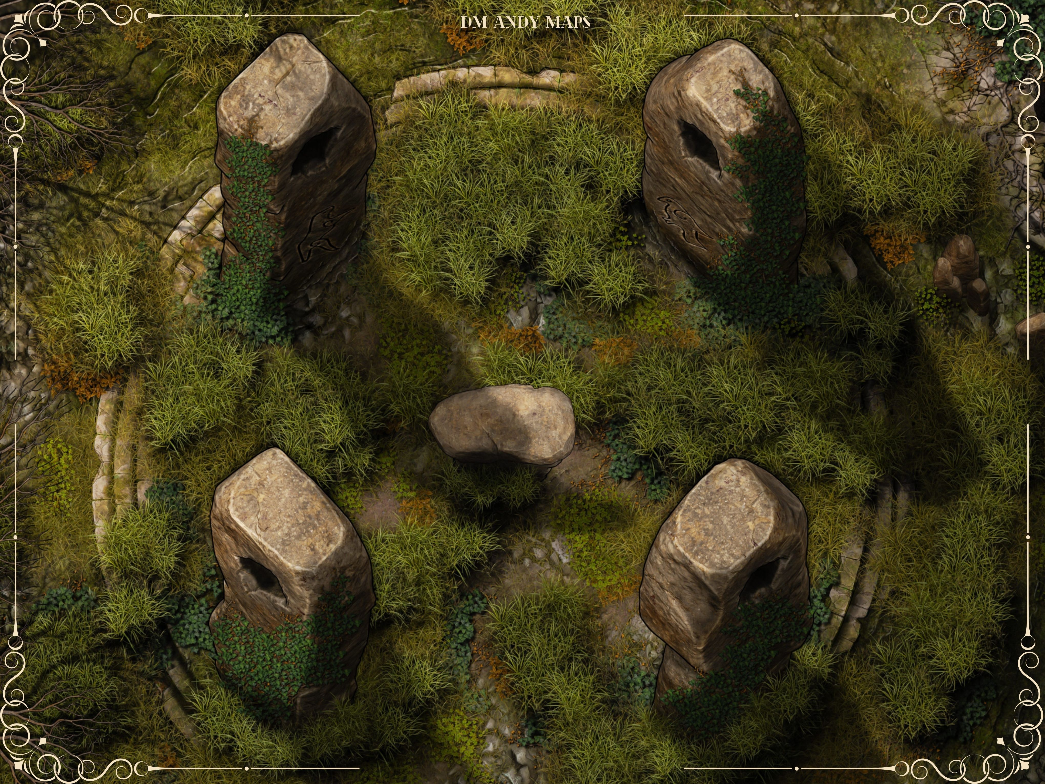 DM Andy Maps - Forest Megaliths | Roll20 Marketplace: Digital goods for ...