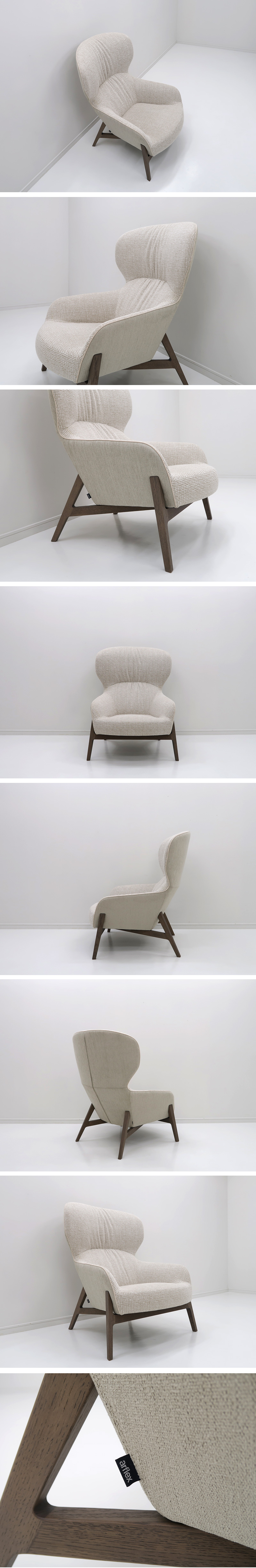 日本代購代標第一品牌【樂淘letao】－arflex社 アルフレックス 「GIULIO/ジュリオ」 ラウンジチェア 短期展示品 / カッシーナ ヤマギワ B&B Molteni&c