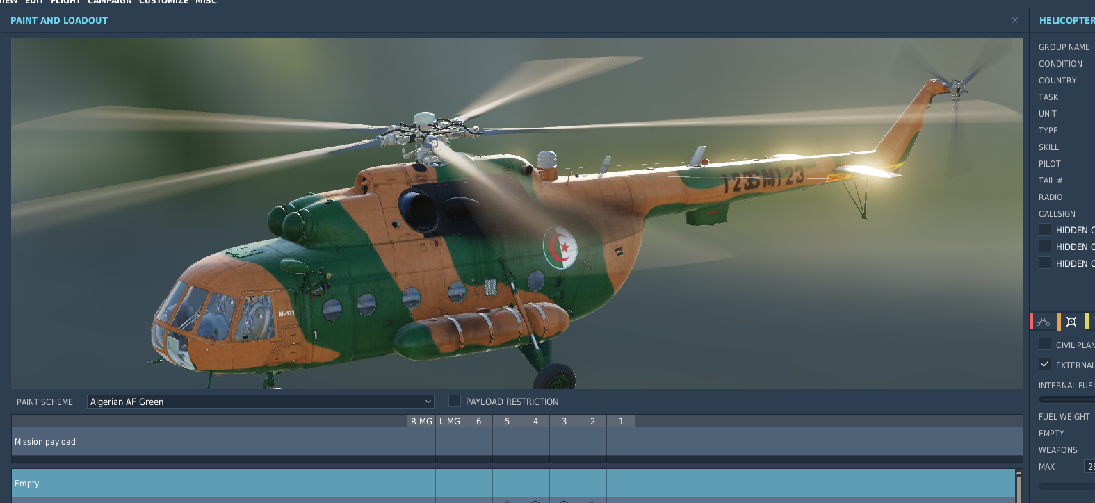 Algerian liveries tailboom bort numbers - Bugs and Problems - ED Forums