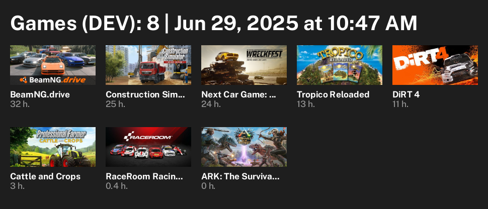 Buy 17 Games ($255) • Steam 7 LVL, 10 YRS • BeamNG.drive (32h ...