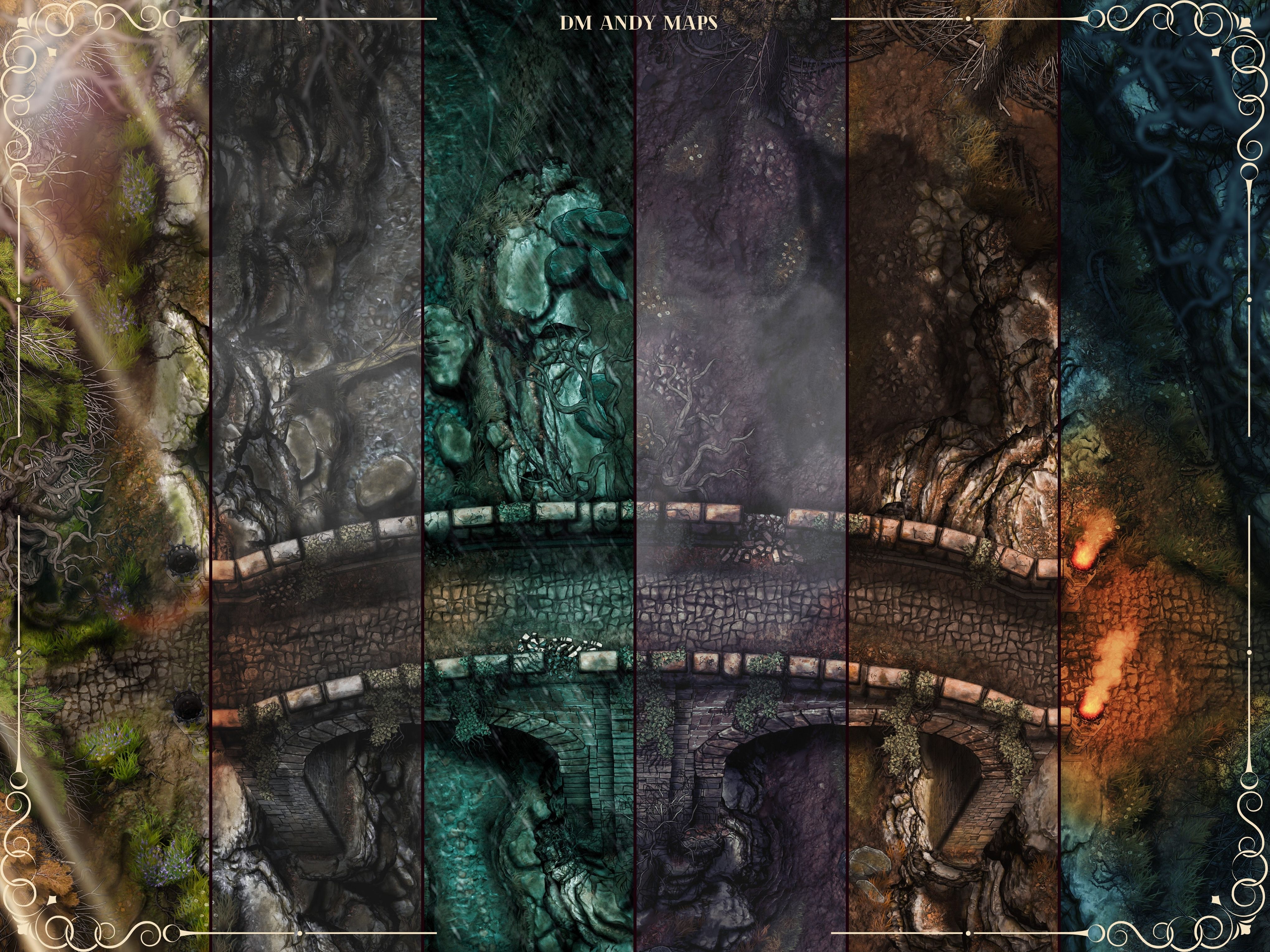 DM Andy Maps - Old Stone Bridge | Roll20 Marketplace: Digital goods for ...