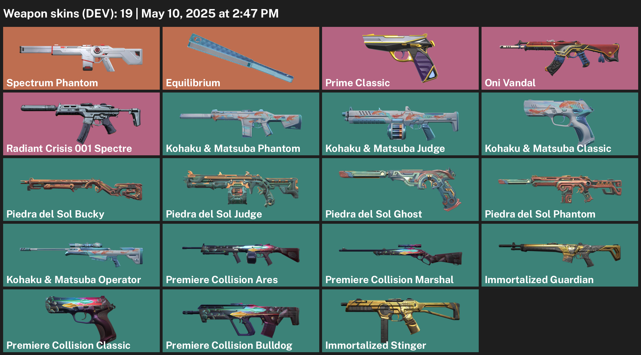 Buy [EU] 19 Skins | 1+ Knife | Inv. Value 15650 VP | Spectrum Phantom, Equilibrium, Prime ...