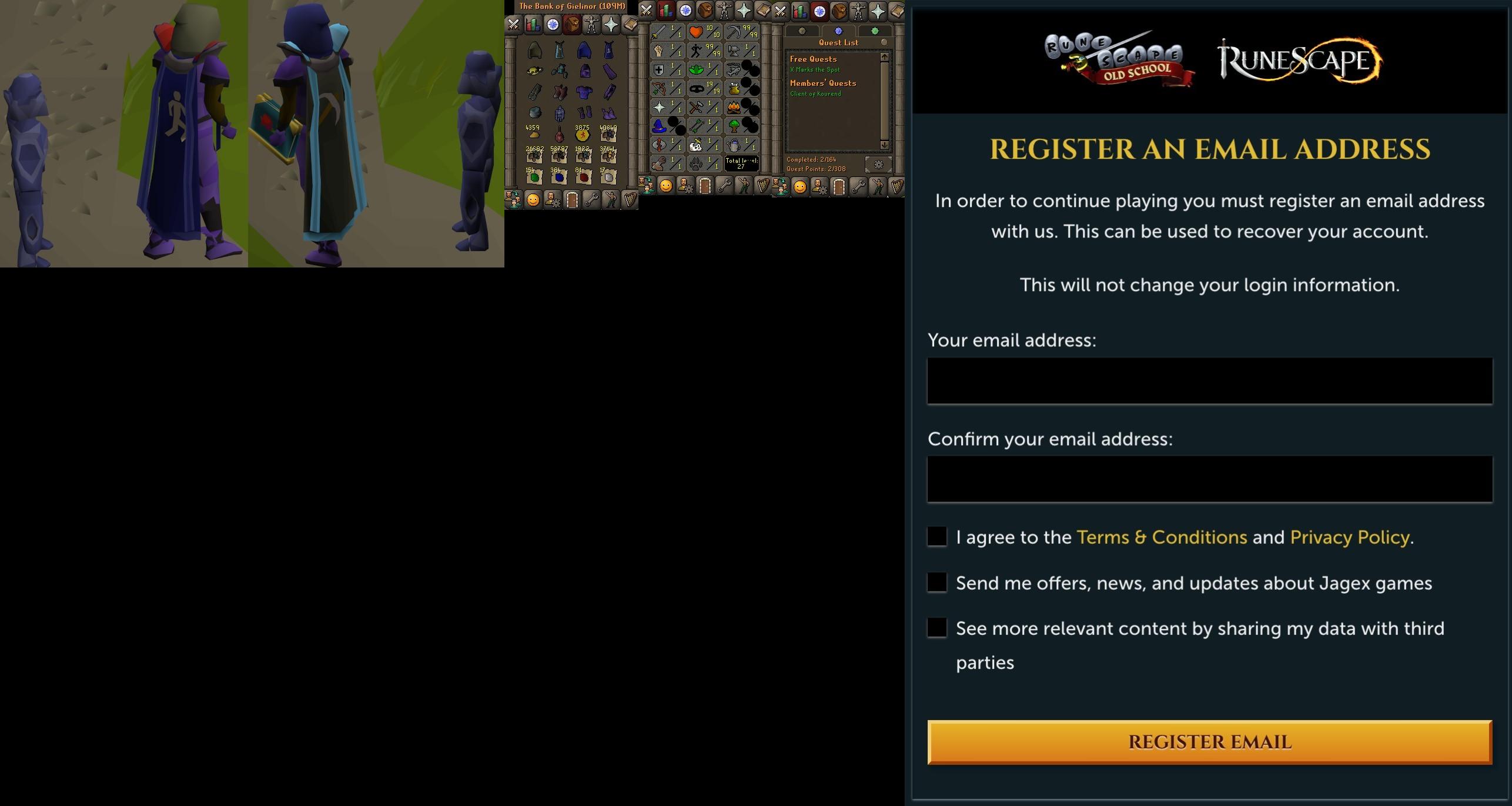 Buy Unique HCIM / Hardcore Ironman / 99 Agility / 99 Mining /Full ...