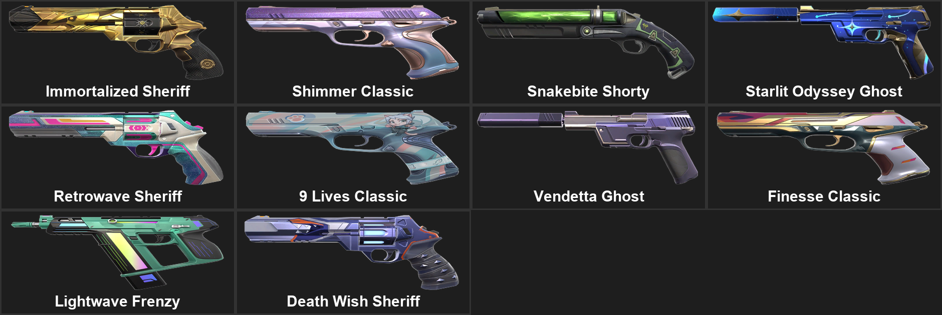 Buy EU 【10 SKINS】 Immortalized Sheriff | Retrowave Sheriff | Death Wish ...