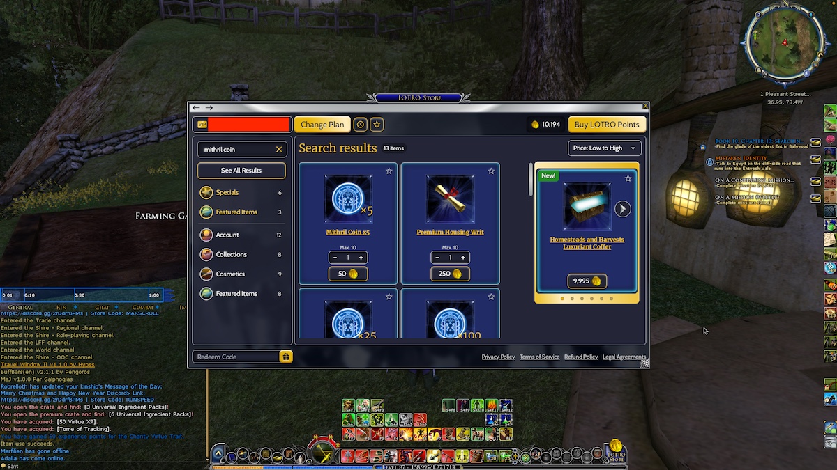 How do I buy mithril coins now? | The Lord of the Rings Online Forums