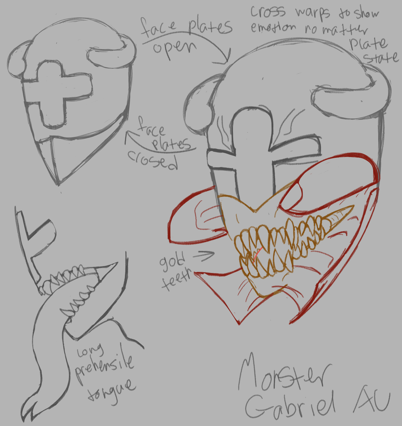Monster Gabriel AU - TrashSkull - ULTRAKILL (Video Game) [Archive of ...