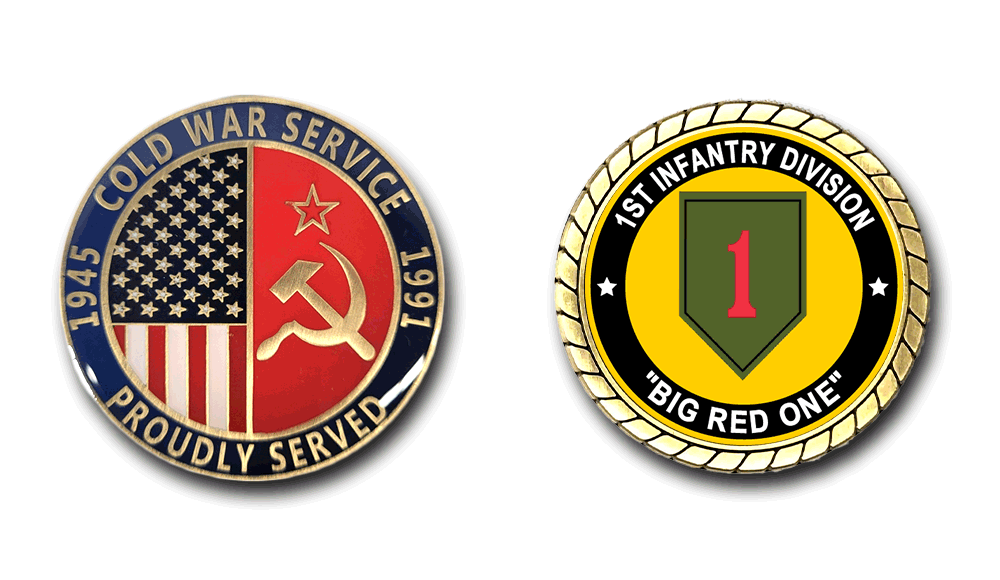 1st Infantry Division "Big Red One" Cold War Service Challenge Coin | eBay
