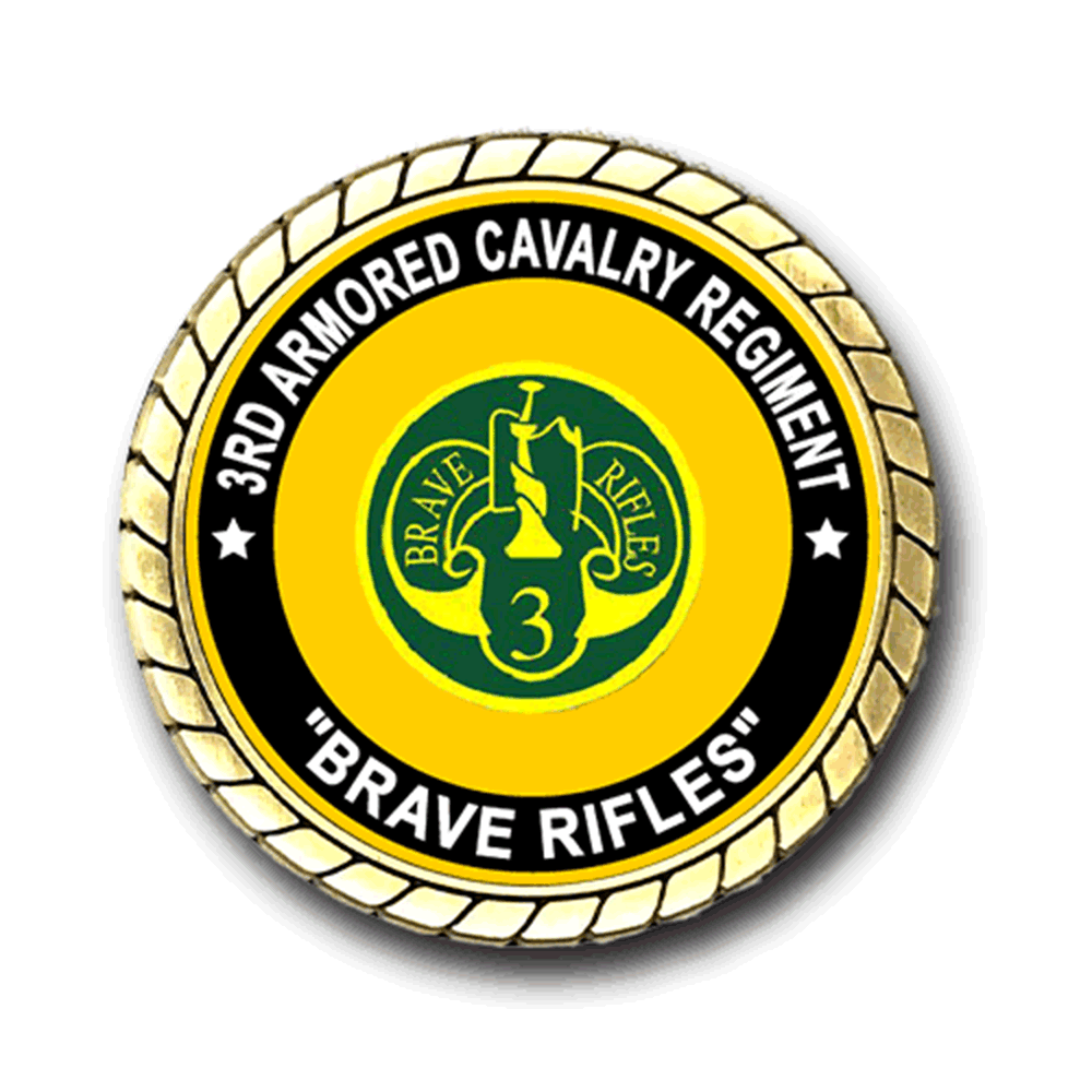 3rd Armored Cavalry Regiment "Brave Rifles" Cold War Service Challenge ...