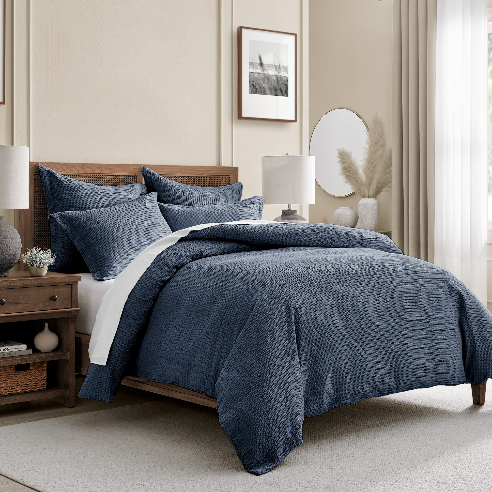 Cloud Waffle Duvet Set - Levtex Home | eBay